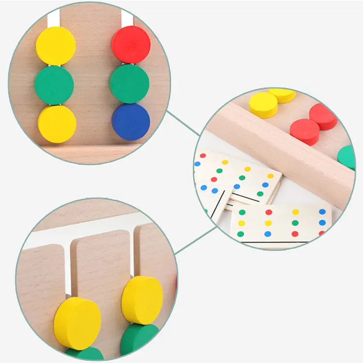 Four-color Match Maze - Montessori Logic Strategy Game