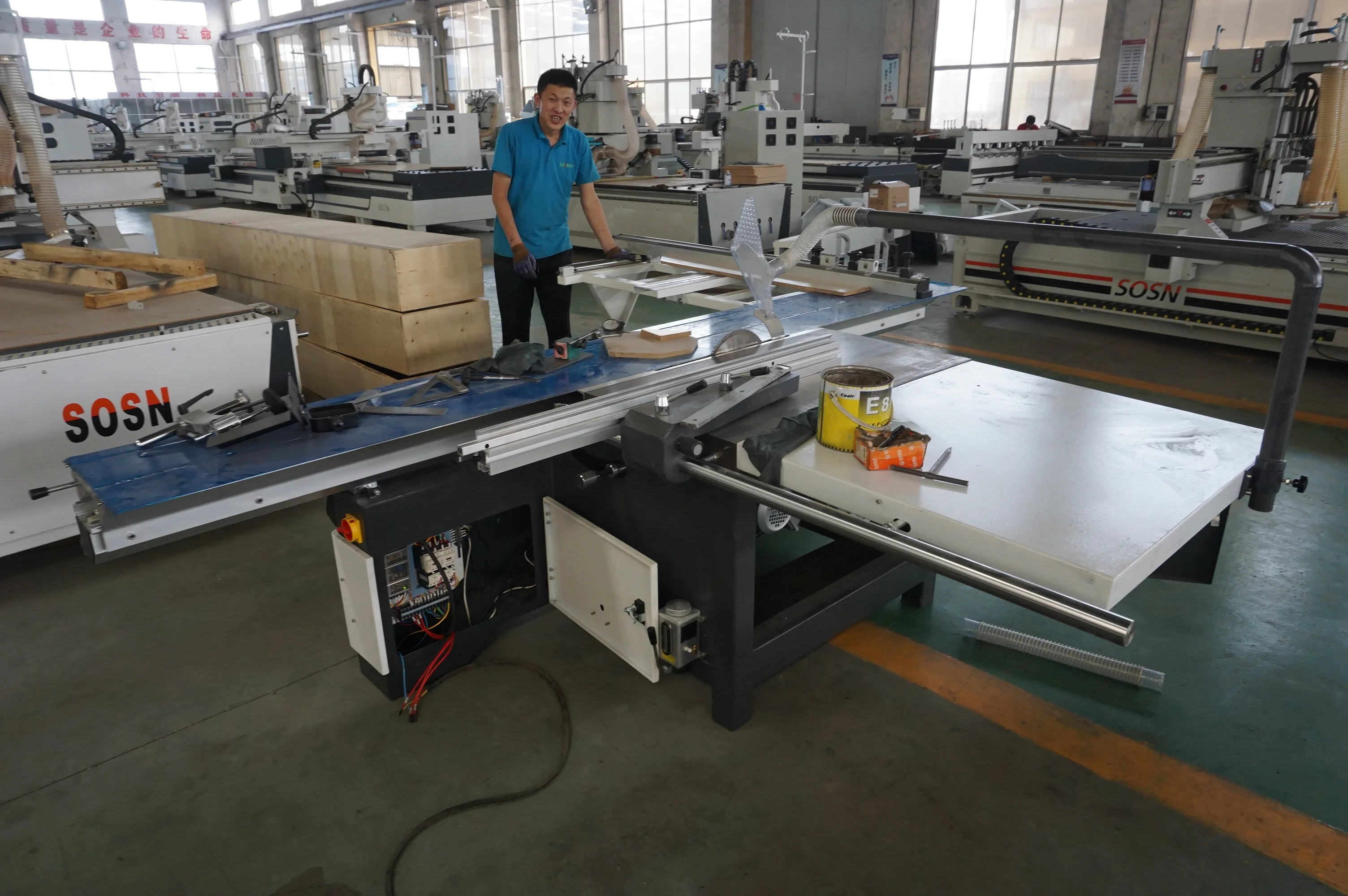 45 Degree Sliding Table Panel Saw Machine Furniture Making Machine ...