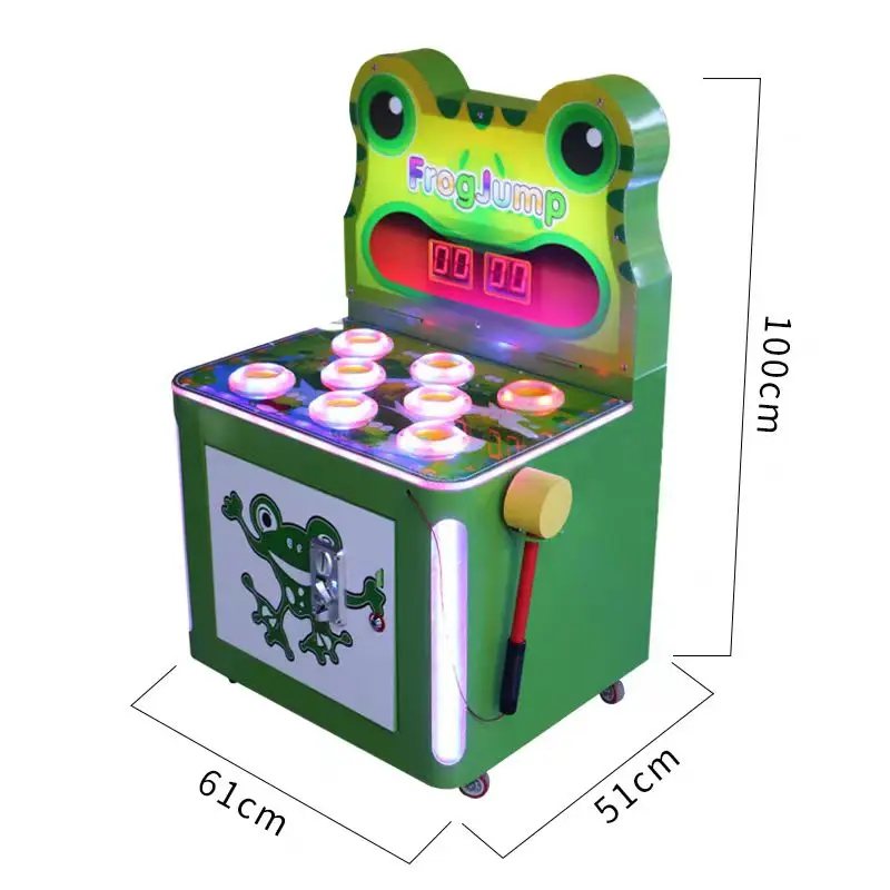 Game Arcade Double Whack-a-mole Children's Machine Coin-operated Knock ...