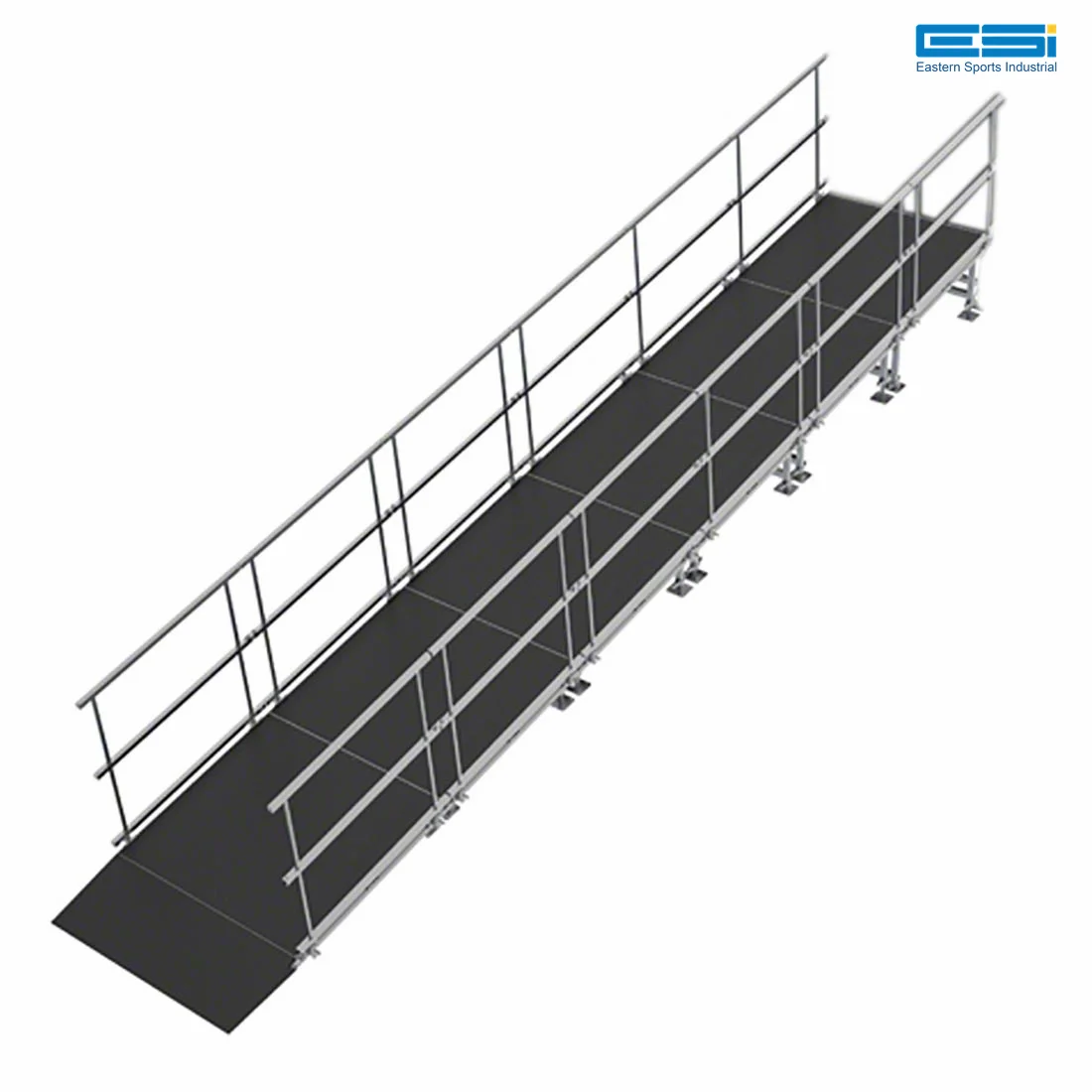 Universal Switchback ADA Wheelchair Ramp for 40inch Stages