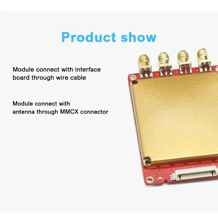 4 Ports 25m Range Low Power Consumption High Reading Speed Transceiver ...