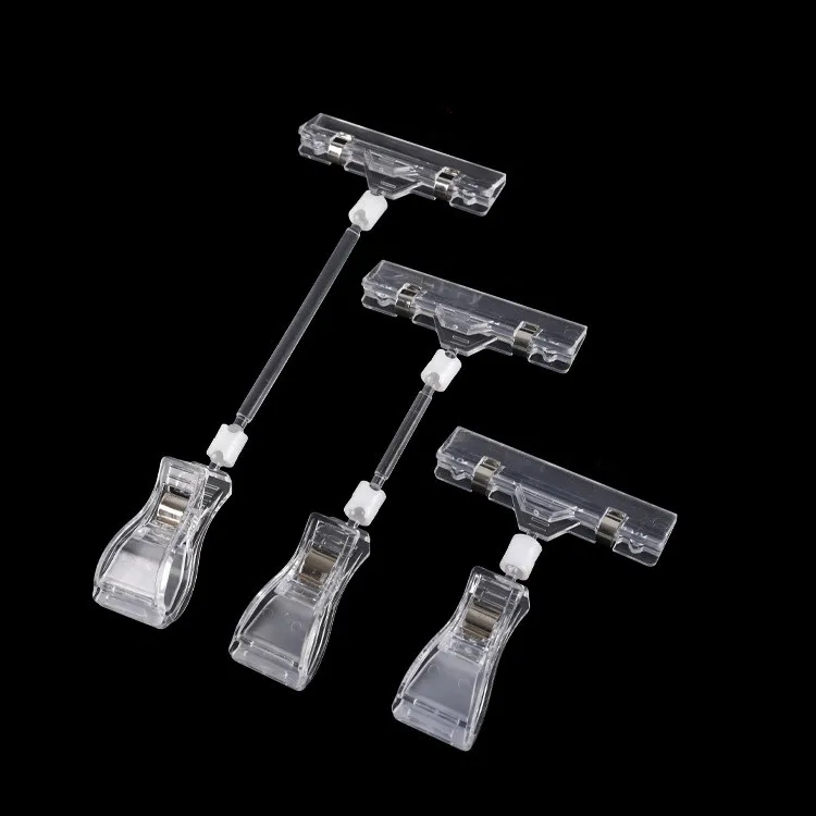 Merchandise Price Tag Holder Display Label Clip - Supermarket