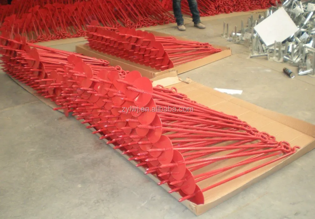 Helix Galvanized Earth Anchors - Durable & Versatile Solutions