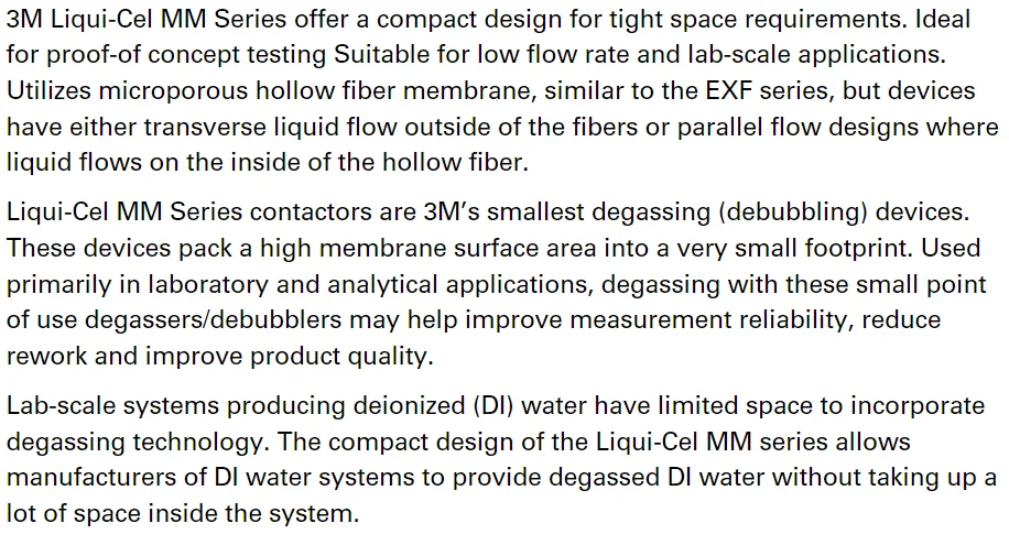 3m G591 Small Degassing Membrane For Laboratory Use - Buy Degassing ...
