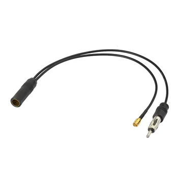 Dab Car Aerial Antenna Splitter Din Female To Din Male To Smb Pigtail ...