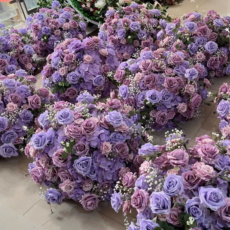 Customized Centerpiece - Purple Flower Ball for Weddings