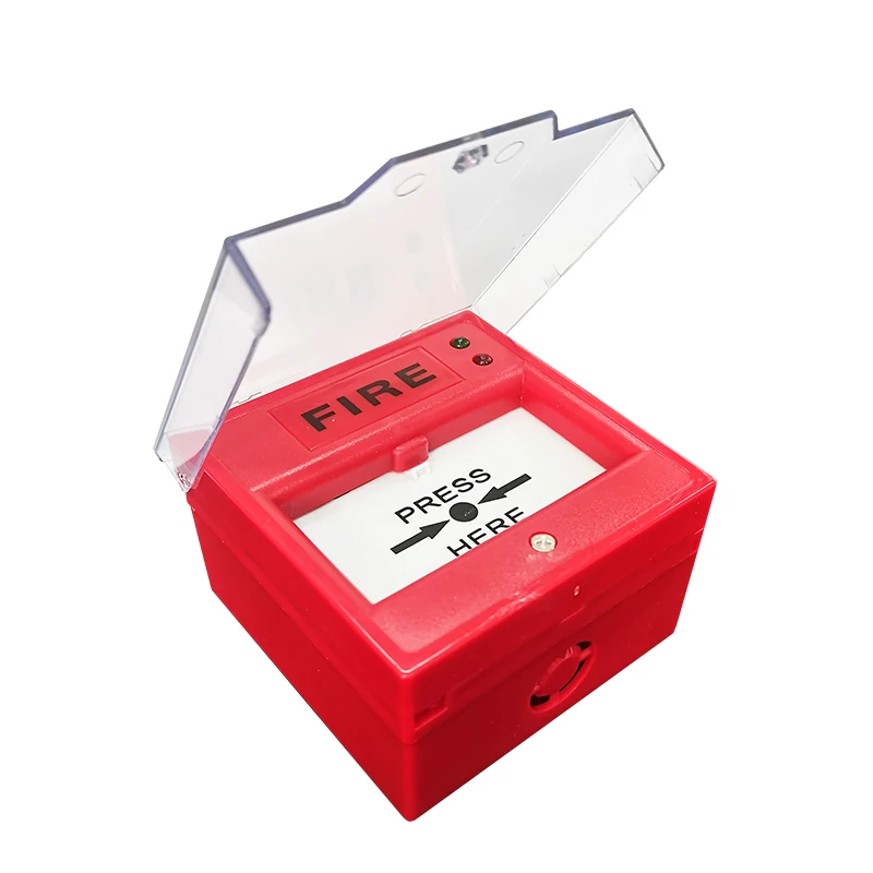 Conventional Fire Alarm System Emergency Manual Call Point Broken Glass ...