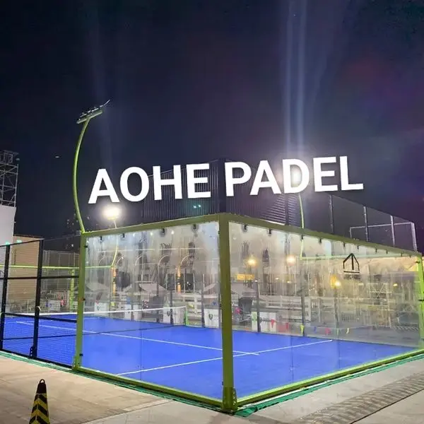 Outdoor Paddle Tennis Court Sports Modular Cancha De Padel Tent ...