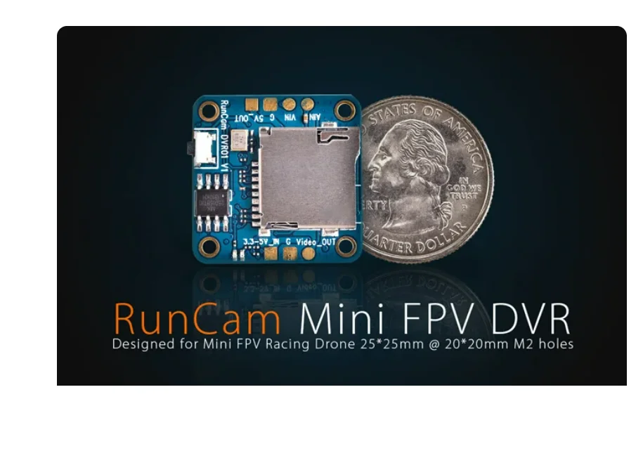 RunCam Mini FPV DVR Module Remote Control Version Lossless Video ...