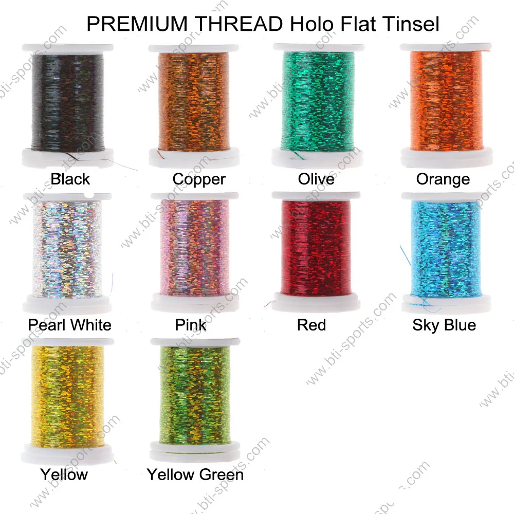 Wholesale High Quality Fly Tying Thread 150d 15m Holo Flat Tinsel ...