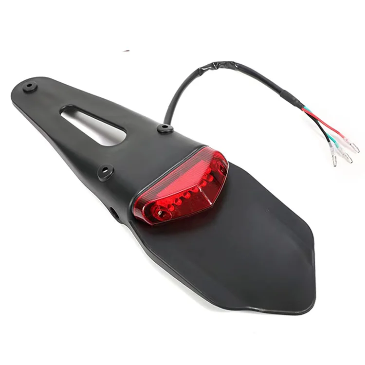 Motorcycle LED Tail Light & Rear Fender Stop Enduro Taillight