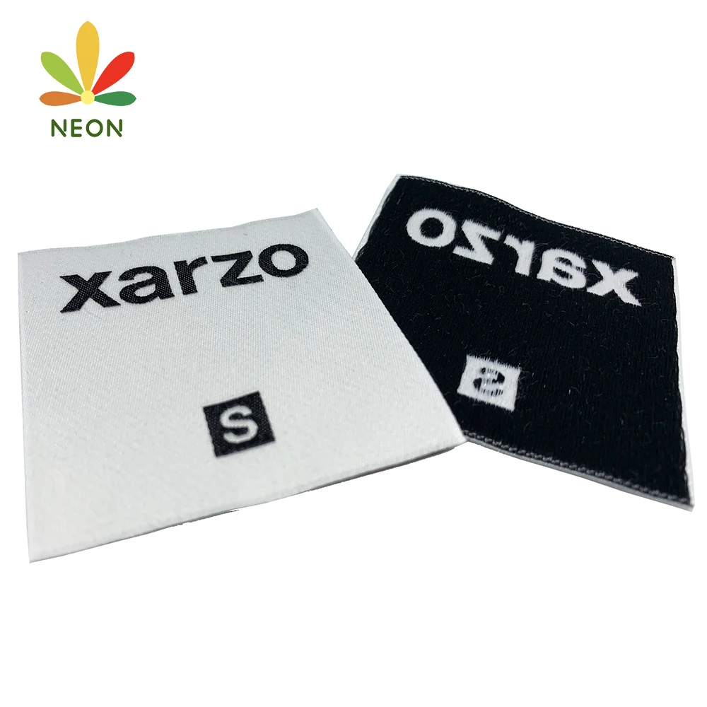 Factory Custom Brand Name Logo Woven Garment Main Labels For Clothing ...