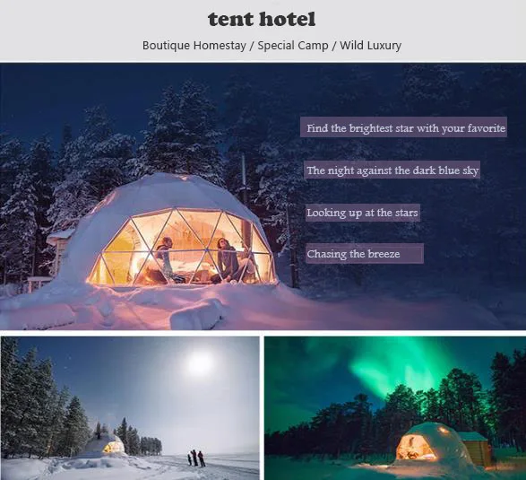 6m Modern Modular Glamping Capsule Box Hotel Tents For Coffee Shop ...