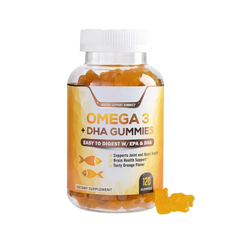 Custom Dha Algae Oil Fudge 60-bottle Cross-border Gummies Fish Oil Gummies In-stock - Buy Hot ...