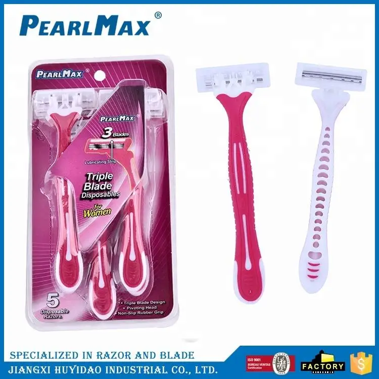 Razor Blades Pearlmax Disposable Triple Blade Razor - Buy Razor Blades ...