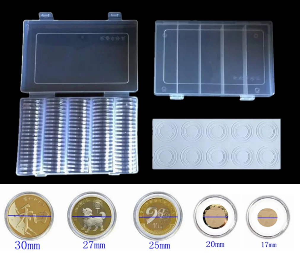 Collection Protection Box Professional For Coins Pccb Plastic Coin ...