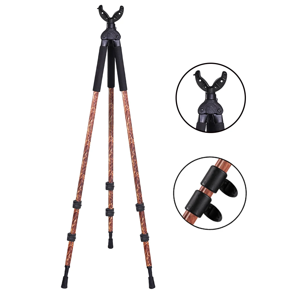Aluminum Shooting Support Monopod Tripod Shooting Stick Hunting - Buy ...