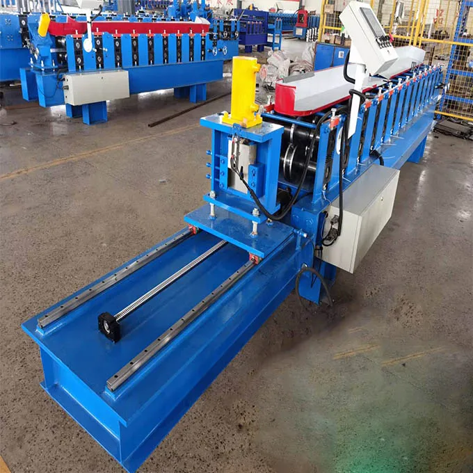 Automatic C U Shape Purlin Channel Making Machine Drywall Metal Stud and Track Profile Roll ...