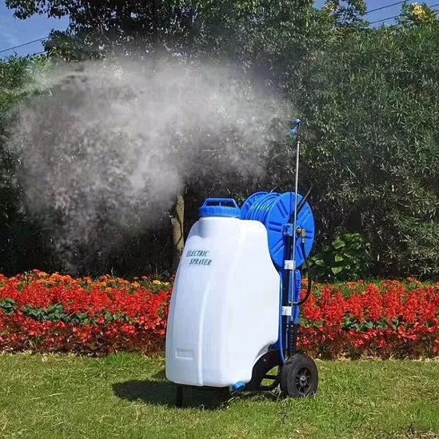 Portable Trolley Type 45l Electric Sprayer Power Sprayer With Wheels ...