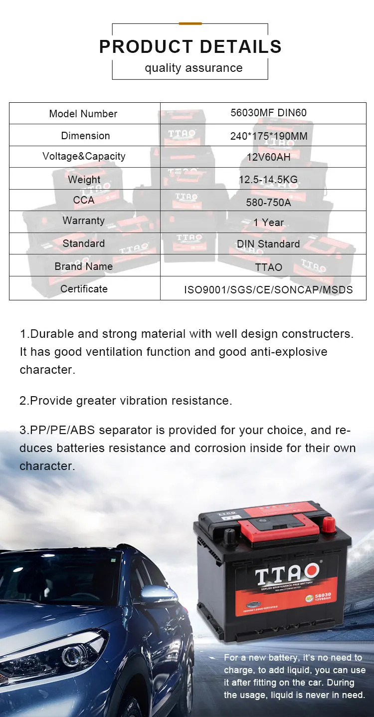 High Performance Car Batteries - Wholesale & OEM Service