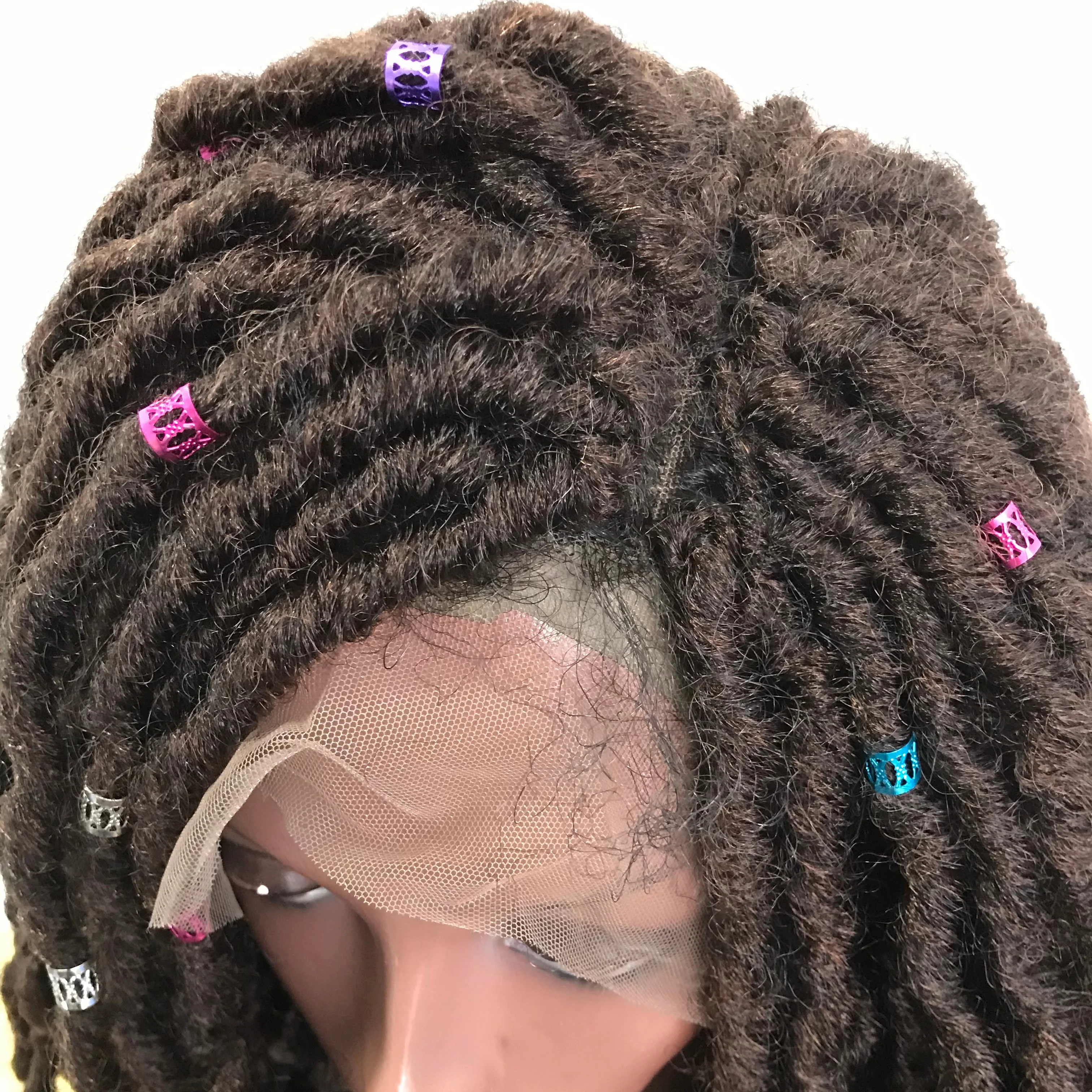 New Nu Locs Faux Locs Synthetic Crochet Braid Wig T Part Lace Front Nu ...