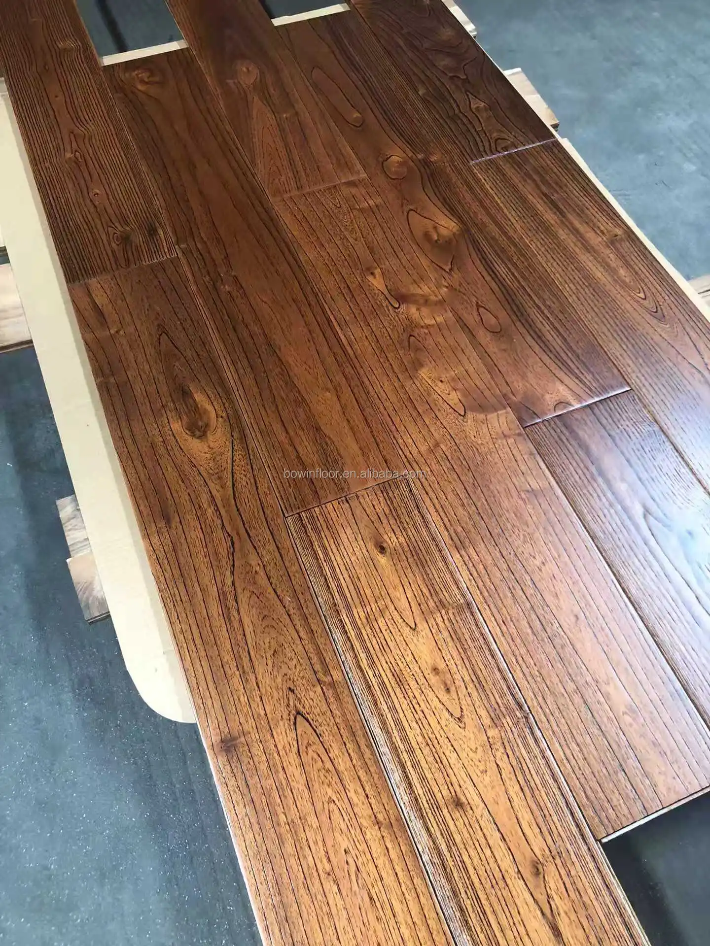 150 Mm Wide Plank Full Solid Teak Wood Flooring - Durable & Stylish