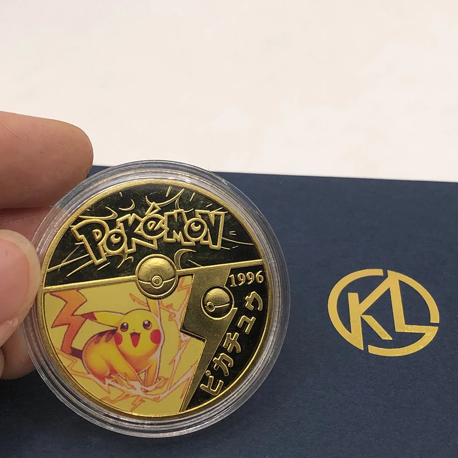 20 Types Pikachu Pocket Animals Gold Monster Coins Collectible Japanese ...