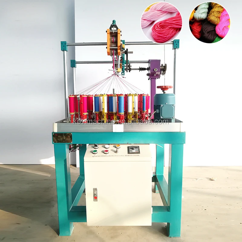 Computerized Paracord Lace Braiding Machine 32 Spindles Wool Knitting ...