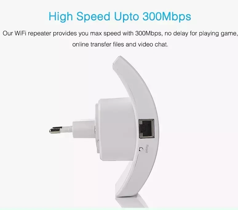 LV-WR01 Wireless-N 300mbps Wifi Repeater - Signal Booster