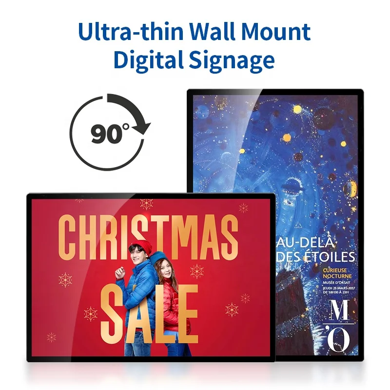 Wall Mount Android 4k Digital Signage - Versatile & Efficient