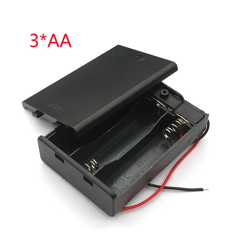 3*aa Battery Holder Storage Box Case With Switch - Buy Battery Holder ...