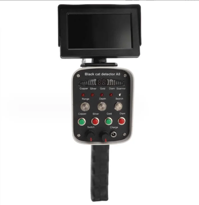 A8 Handheld Remote Control Outdoor Gold Gem Hunter Metal Detector