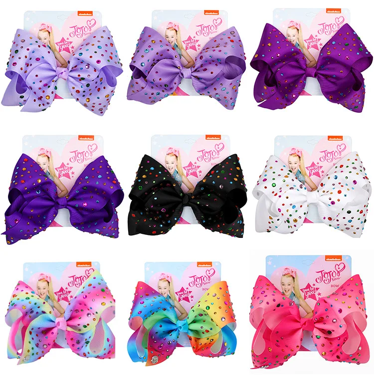 Jojo Siwa 8 Inch Hair Bows Children's Holiday Party Hair Accessories ...