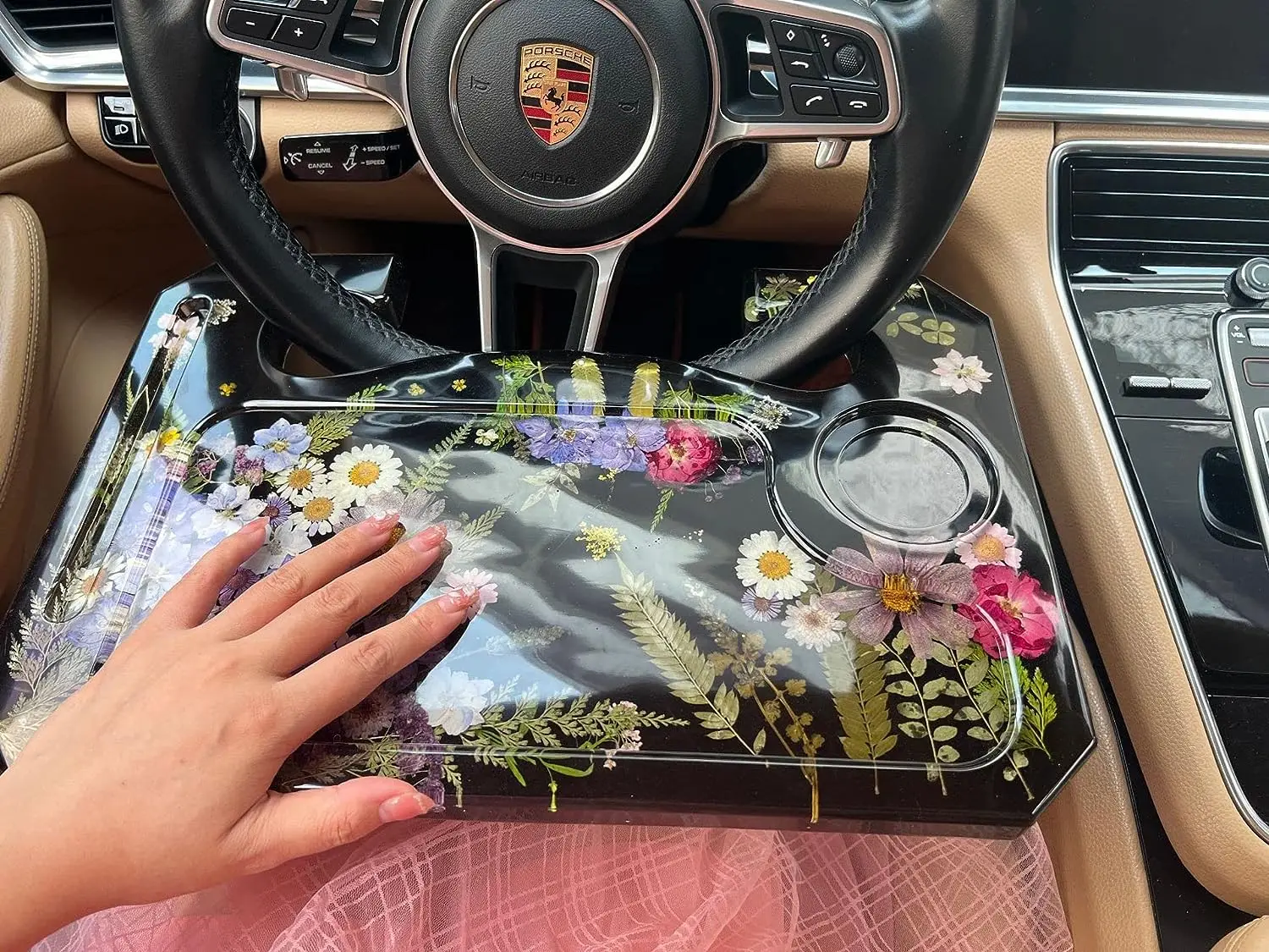 Steering Wheel Tray Resin Mold, Car Tray Table Mold,DIY Craft Car Table ...