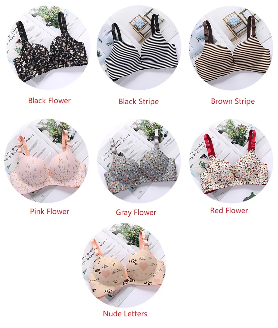 Shop Our Fashion Girl Comfortable Wire Free One-Piece Bras