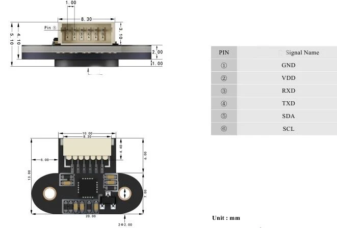 TOF10120 Laser Range Sensor Module - 10-180cm Distance Sensor