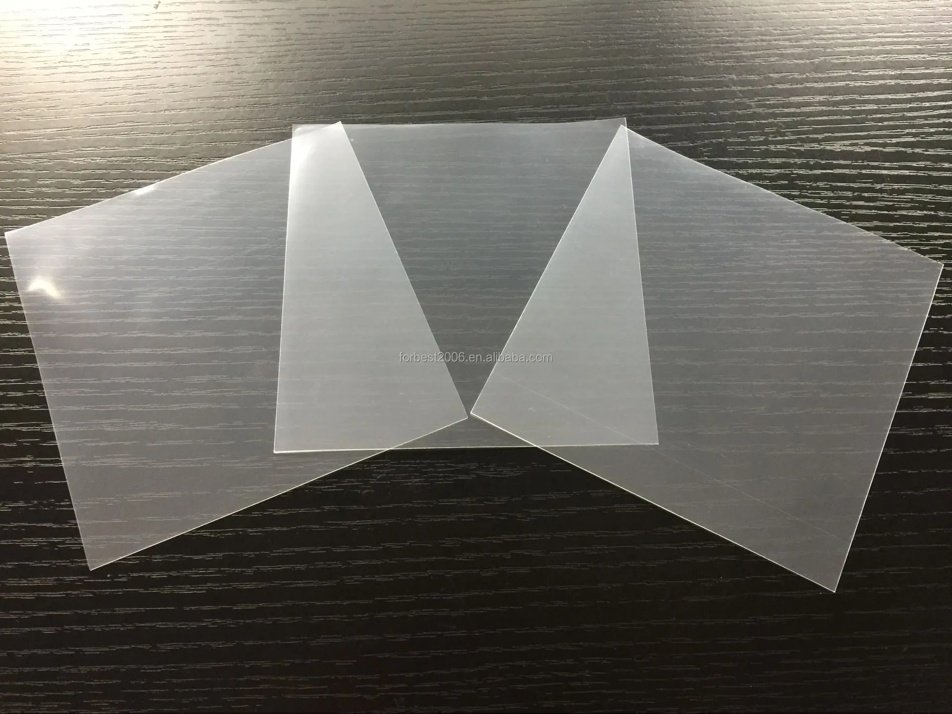 Soft Silicone Rubber Sheet - FBS-SRS - Transparent, Blue