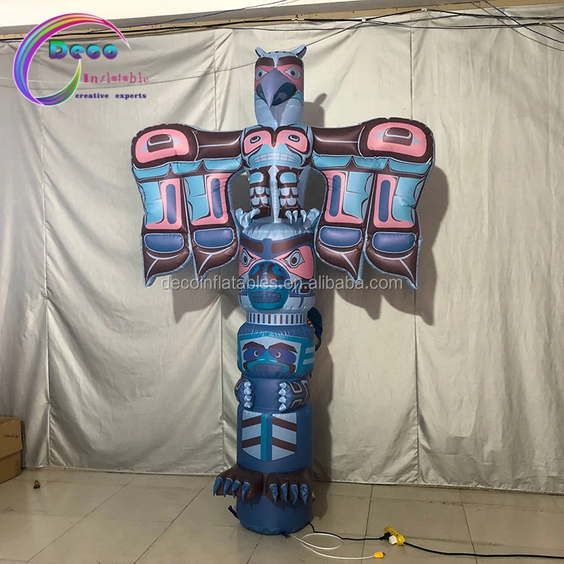 Gemmy Inflatable Tiki Totem - Perfect for Event Decoration
