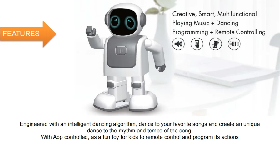 Dance Robot Speakers Bluetooth Controlled Robot Ai Speaker - Buy Dance ...