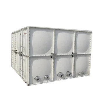 Frp Food Grade Panel Water Storage Tank / Concrete Base Water Tank ...