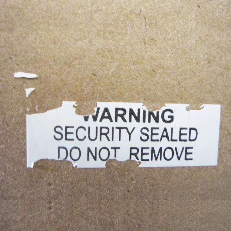 Printable Transparent Fragile Sticker - Destructible Vinyl