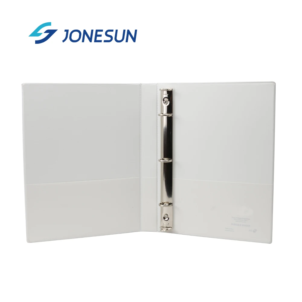 Personalized White Pvc Hardcover Office Paper Storage File Document ...