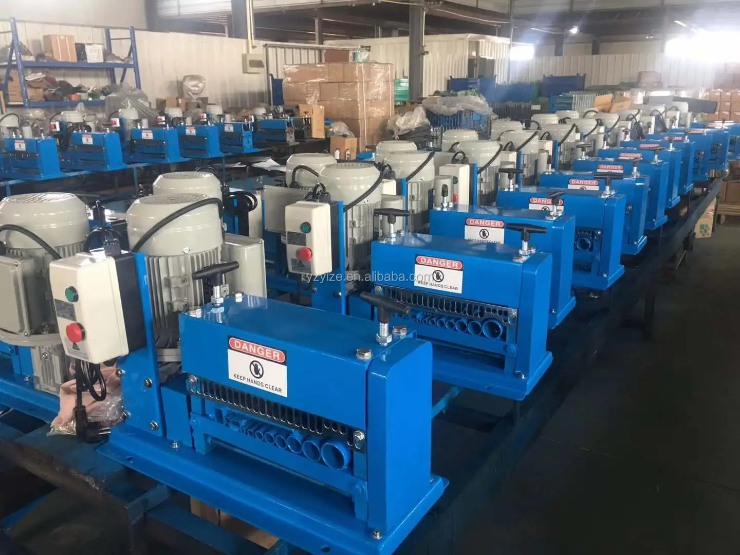 Automatic Electric Copper Coaxial Cable Peeling Machinery Scrap Wire ...