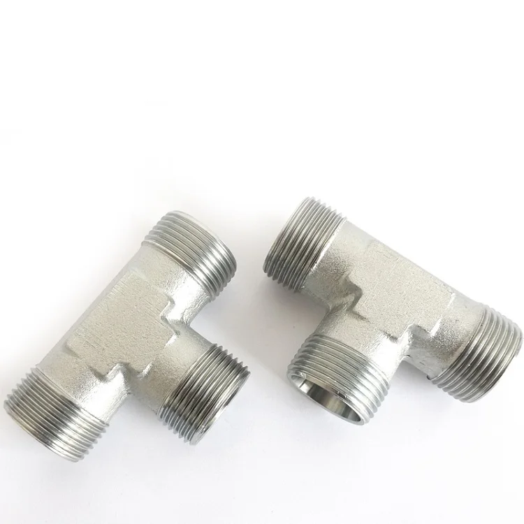 Hydraulic Fitting Hydraulic Tee Adapter Screw Thread Adapter Male ...