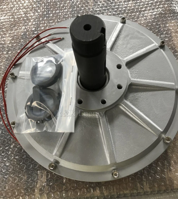 Coreless 3kW Axial Flux Motor PMG - Permanent Magnet Generator for Wind ...