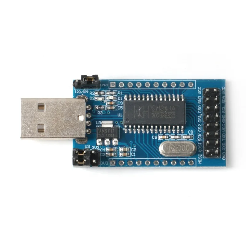 Ch341 A Programmer Usb To Uart Iic Spi I2c Ttl Epp/mem Convertor Parallel Port Converter Module ...