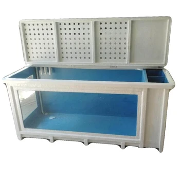 Professional Koi Pond Frp Fiberglass Fish Tank With Viewing Window ...