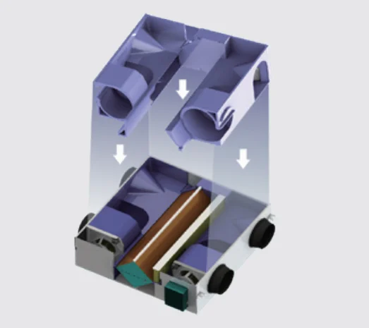 VMC Double Flow Ventilation System - Efficient Air Supply
