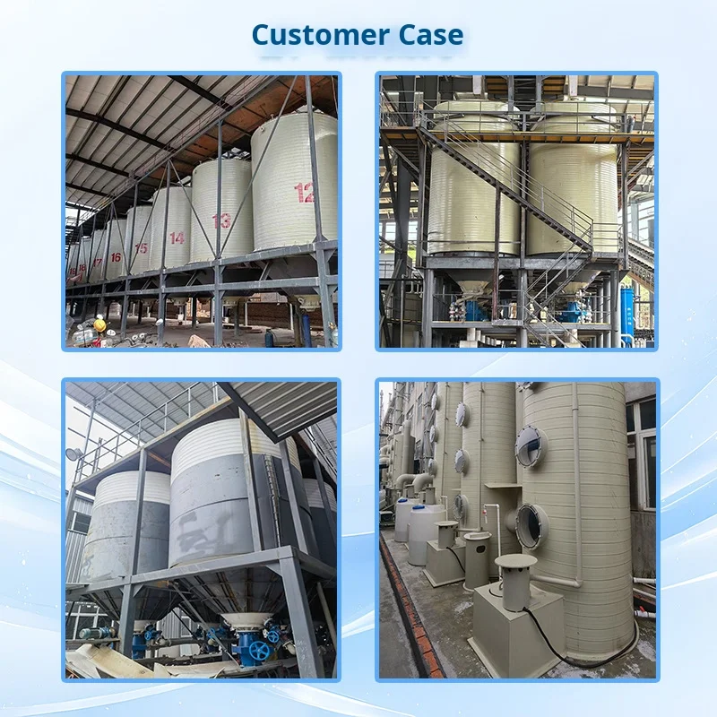 Industrial PPH Spray Tower Acid Mist Purification Equipment Exhaust Gas ...