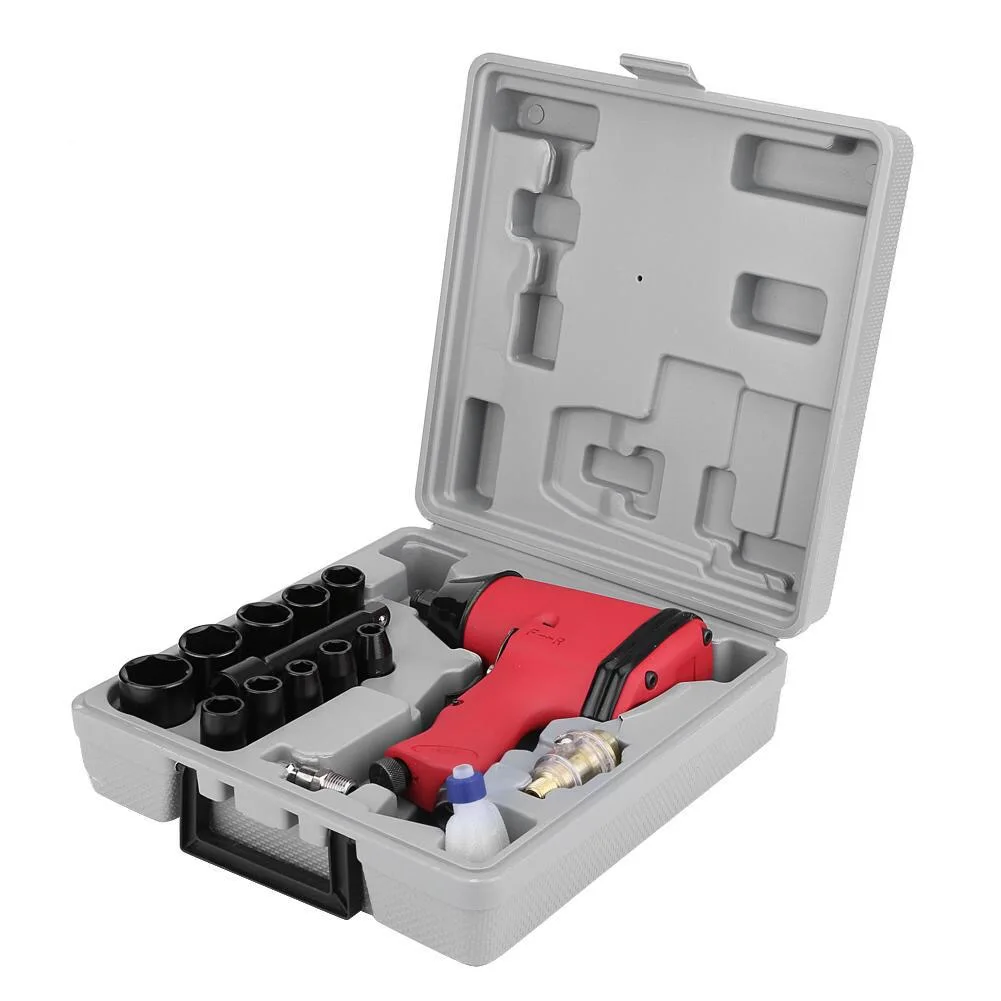 Ty55007k Heavy Duty Impact Wrench Kit W/ 17 Pieces - M13,M14,M27 Socket ...